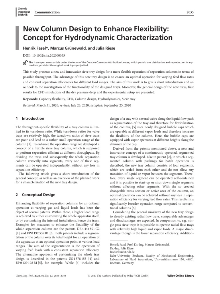 New Column Design To Enhance Flexibility Concept F | PDF | Pressure ...