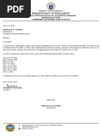 Letter of Intent - Travel Abroad | PDF