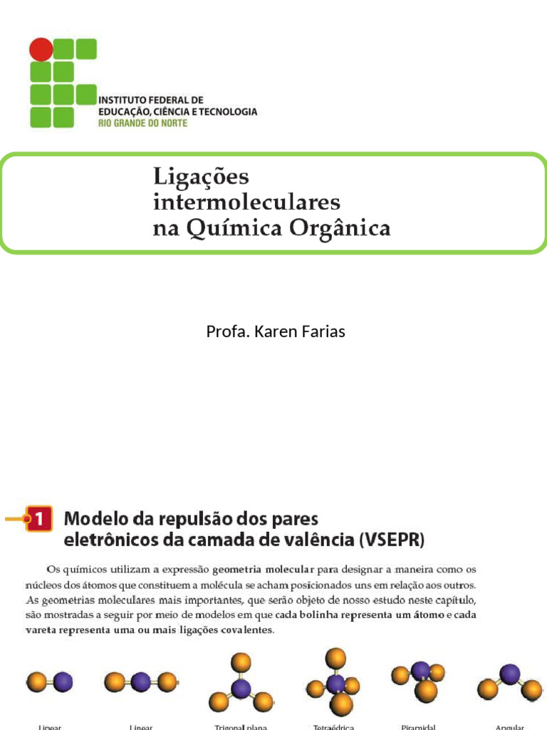 AULA-Lig Intermoleculares | PDF
