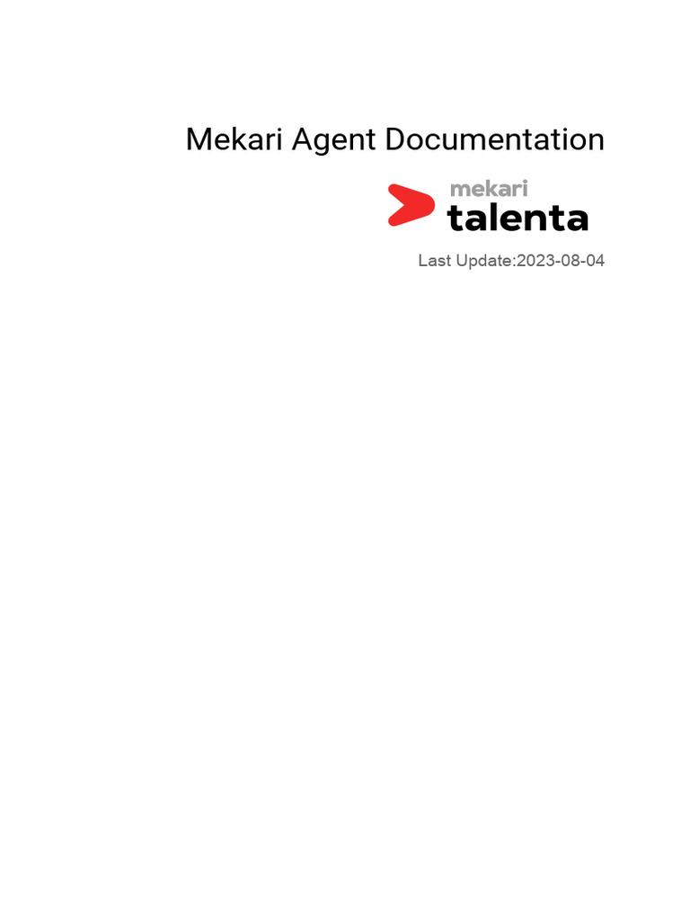 Mekari Agent 1.4 Documentation 1 4 | PDF | Microsoft Access | Databases