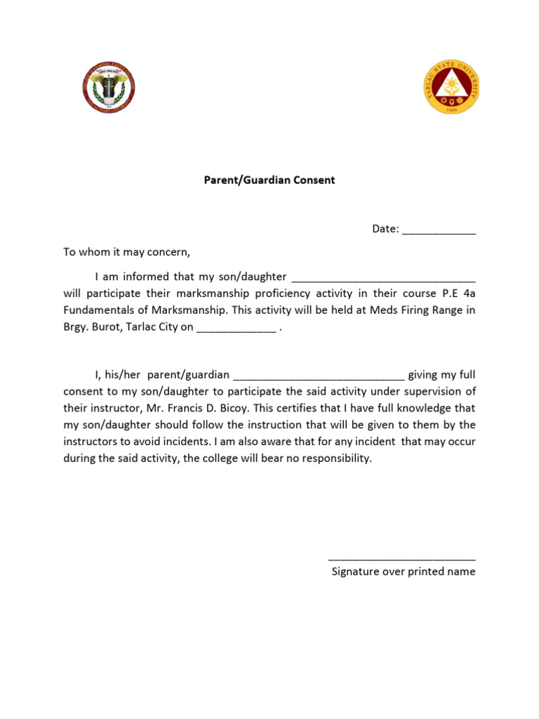 Consent-form-Marksmanship-1 | PDF