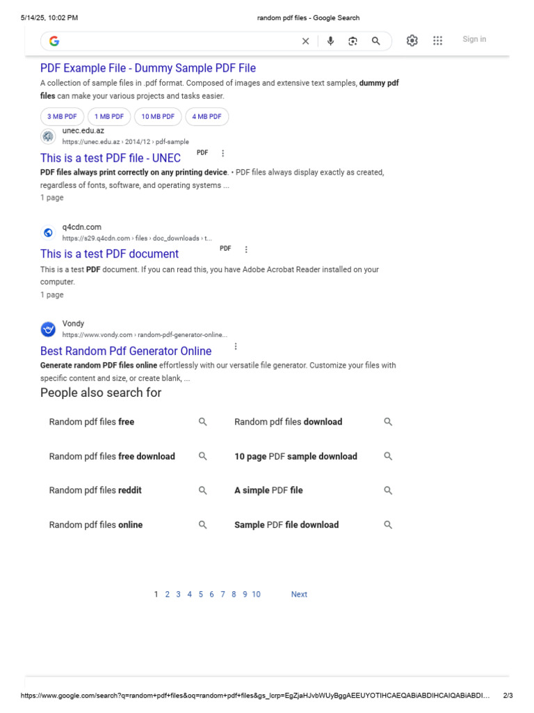 Sample PDF Files Collection | PDF