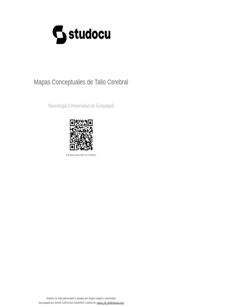 Mapas Conceptuales de Tallo Cerebral | PDF