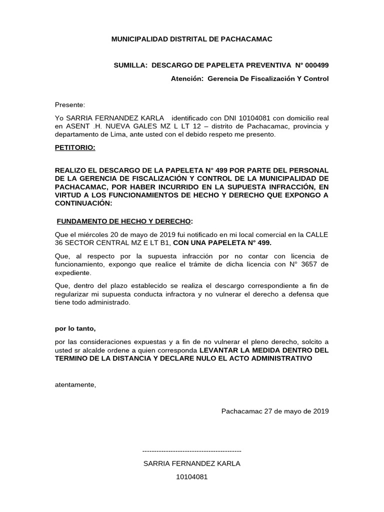 Nulidad de Papeletas | PDF