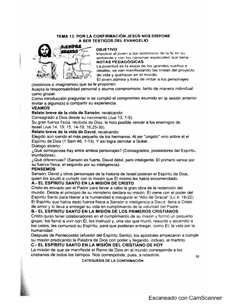 Tema 12 Confirmación BV | PDF