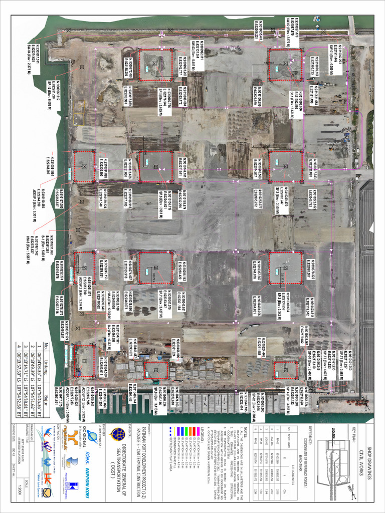 SETTLEMENT PLATE ELEVATION AS Actual (Update) | PDF