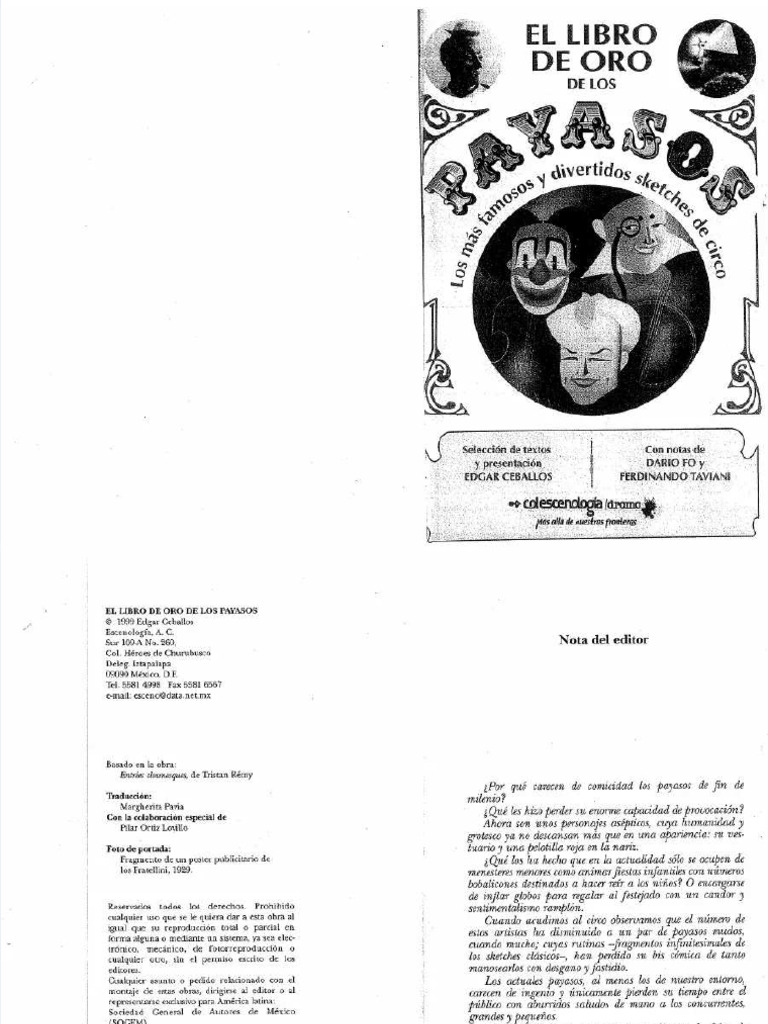Edgard Ceballos Libro de Oro de Los Payasos PDF | PDF