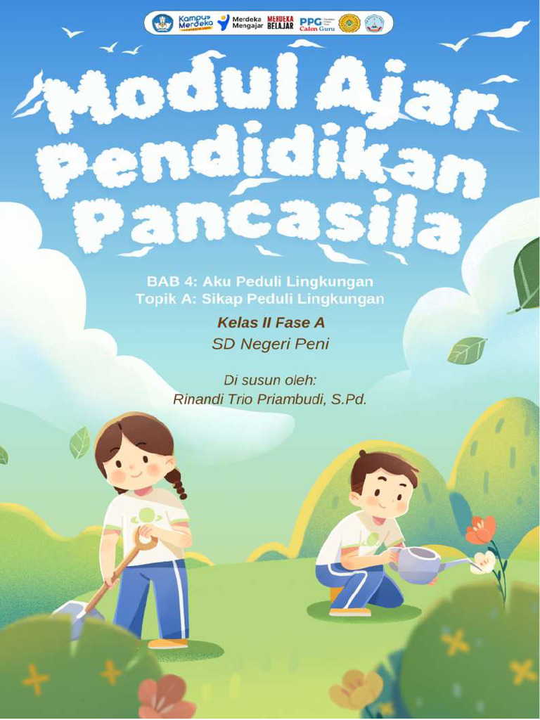 Modul Ajar Pendidikan Pancasila PPM 2 Kelas II Pert. 1_Rinandi Trio P. | PDF