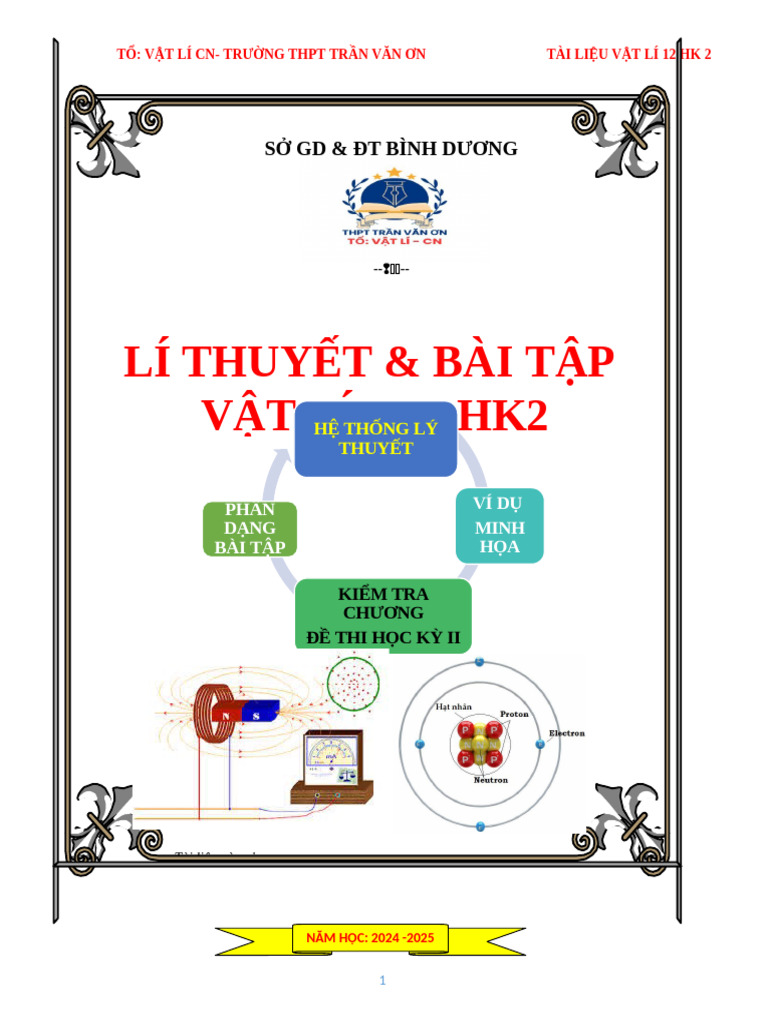 Tài Liệu HK 2 GV Sáng (Bản Full) | PDF