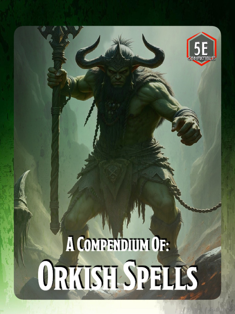(MediaStream Press) - A Compendium of Orkish Spells | PDF