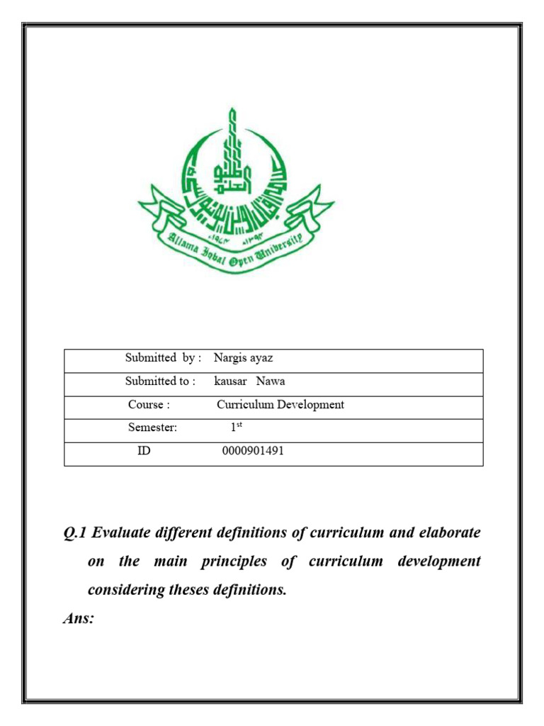 I Am Sharing '8603-1 Nargis Ayaz' With You | PDF | Constructivism (Philosophy Of Education ...