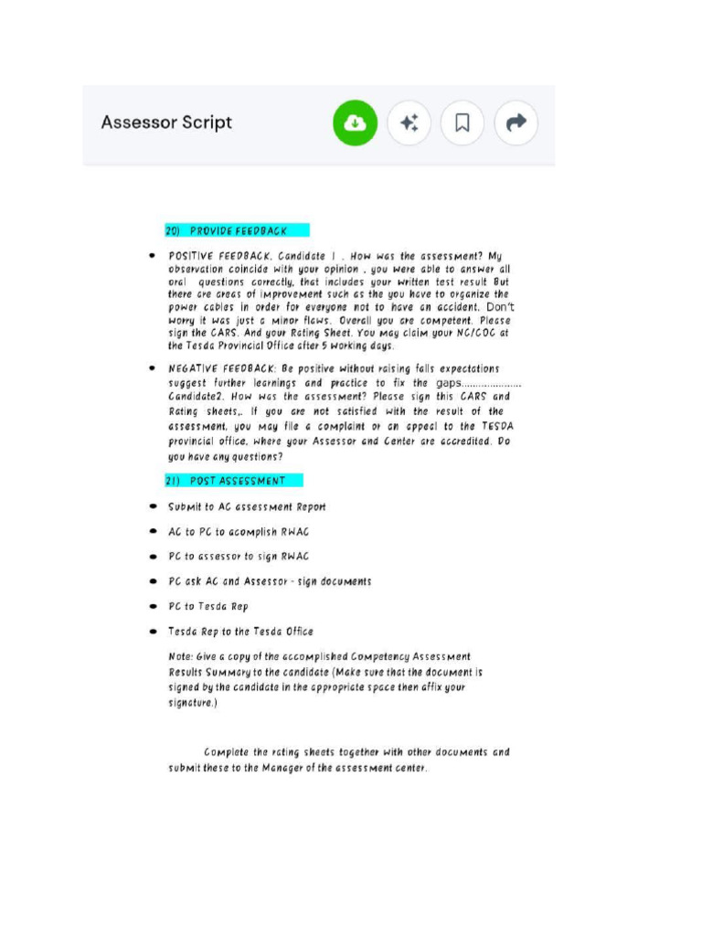 Assessor | PDF