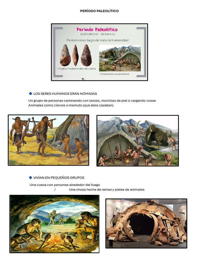 Período Paleolítico | PDF