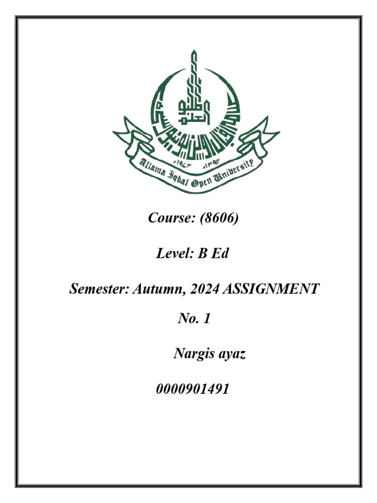 I Am Sharing '8606-1 Nargis Ayaz' With You | PDF | Teachers | Socialization