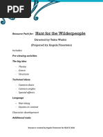 Film Studies Hunt For The Wilderpeople 10.11.22 | PDF | Genre | Adverb