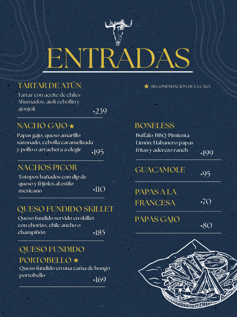 Menú Variado de Comida Mexicana y Más | PDF | pesto | ensalada