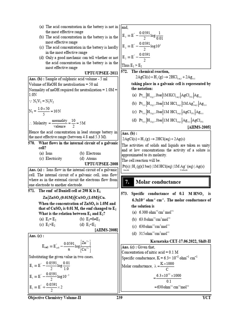 Chemical kinetics | PDF | Electric Current | Electricity