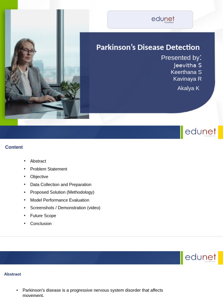 Parkinson's Disease Detection | PDF | Machine Learning | Parkinson's Disease