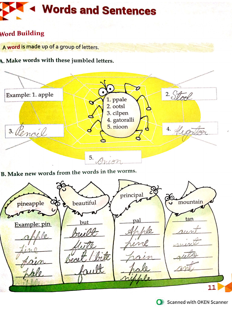 Class 3 Grammar L-1, 2,3 | PDF