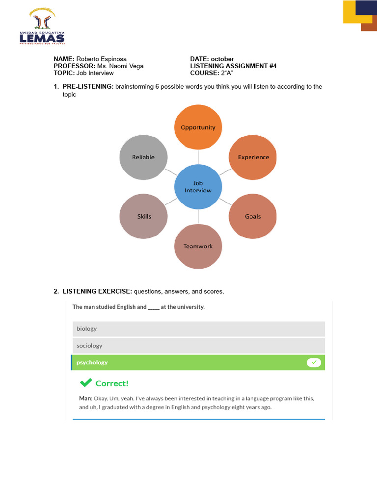 Listening 4 | PDF