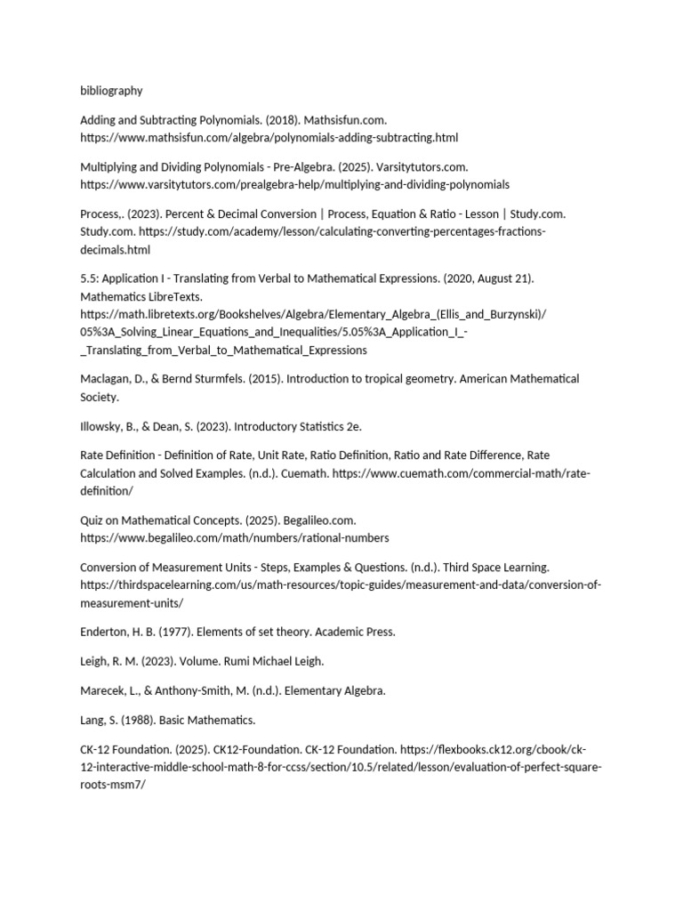 Bibliography WPS Office | PDF