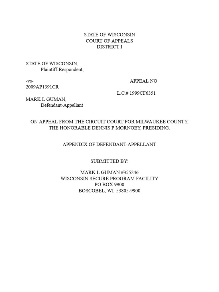 Brief Appendix | PDF