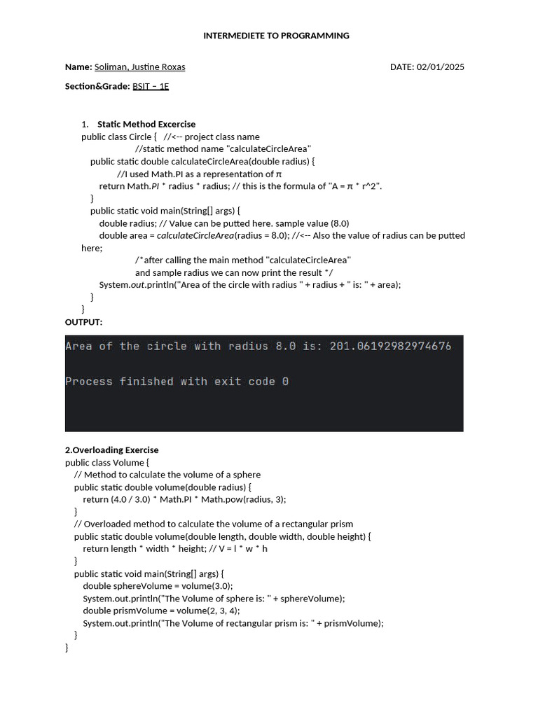 Assignment (Itp) | PDF