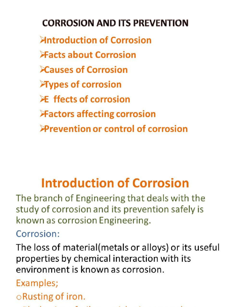 Corrosion Prevention and Control | PDF