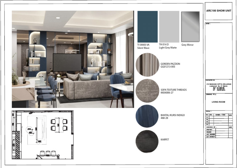 Arc100 - Show Unit 1 Living Room | PDF