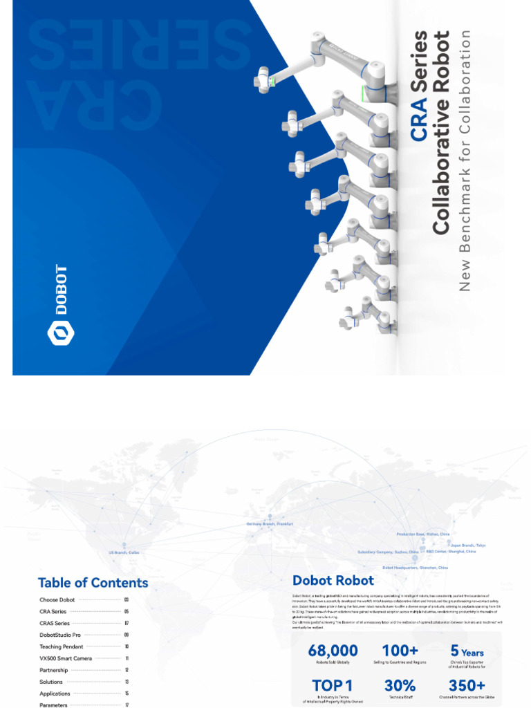 Dobot CRA Series Brochure 2024 | PDF