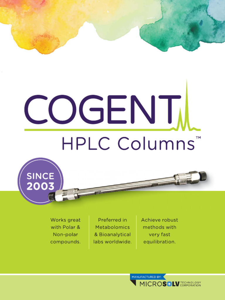 Cogent Catalog | PDF | High Performance Liquid Chromatography ...