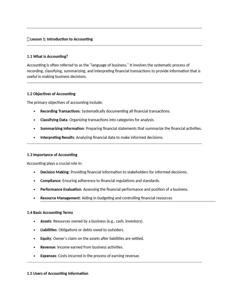 Reviewer-Introduction To Accounting | PDF | Accounting | Corporations