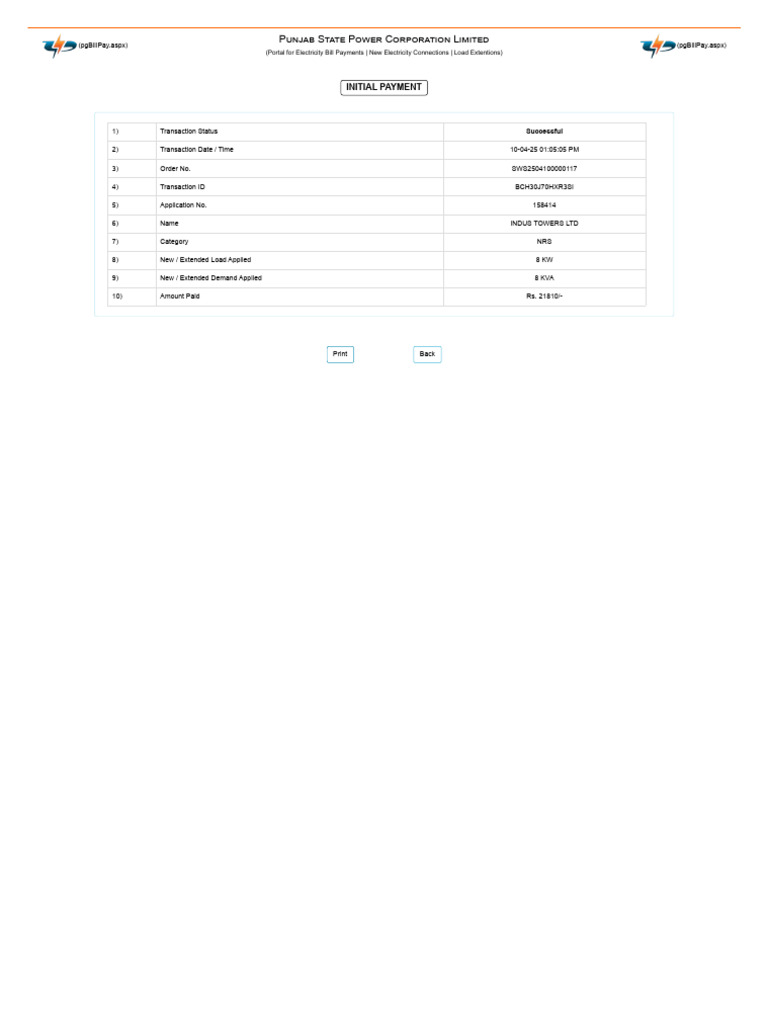 Kheta Singh Basti Payment Receipt | PDF | Payments