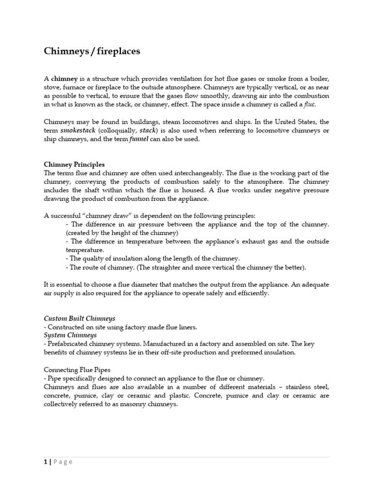 10 Chimneys, Maintenance and Repair of Buildings | PDF | Chimney | Building Engineering