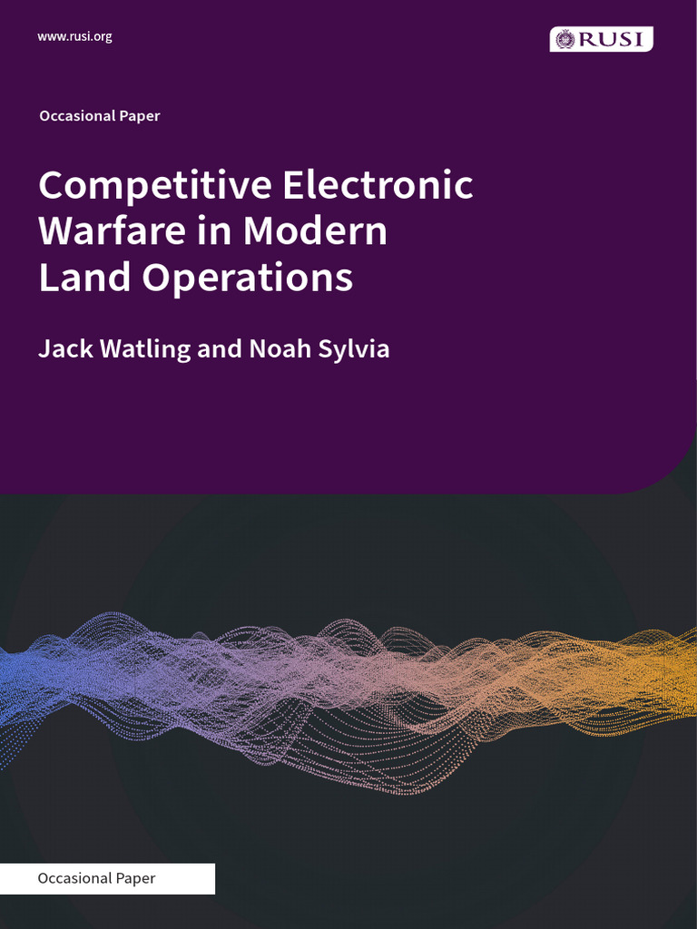 Modern Land Operations: Electronic Warfare | PDF | Electronic Warfare ...
