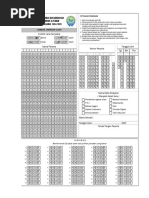 LJK Ujian Sekolah | PDF