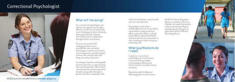 Correctional Psychologist Role Overview | PDF | Psychologist | Psychology