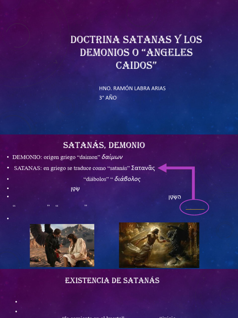 Doctrina Satanas y Demonios | PDF | Satán | Demonios