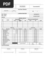 Contoh Laporan Harian Safety | PDF