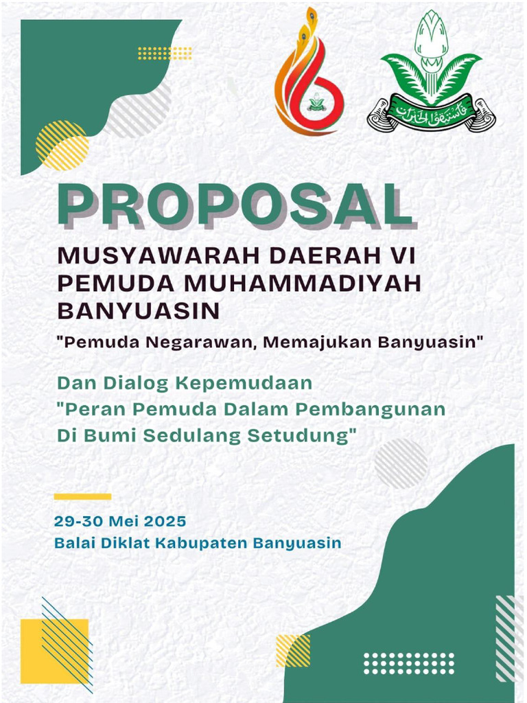 Proposal Musyda PD Pemuda Muhammadiyah 2025 | PDF