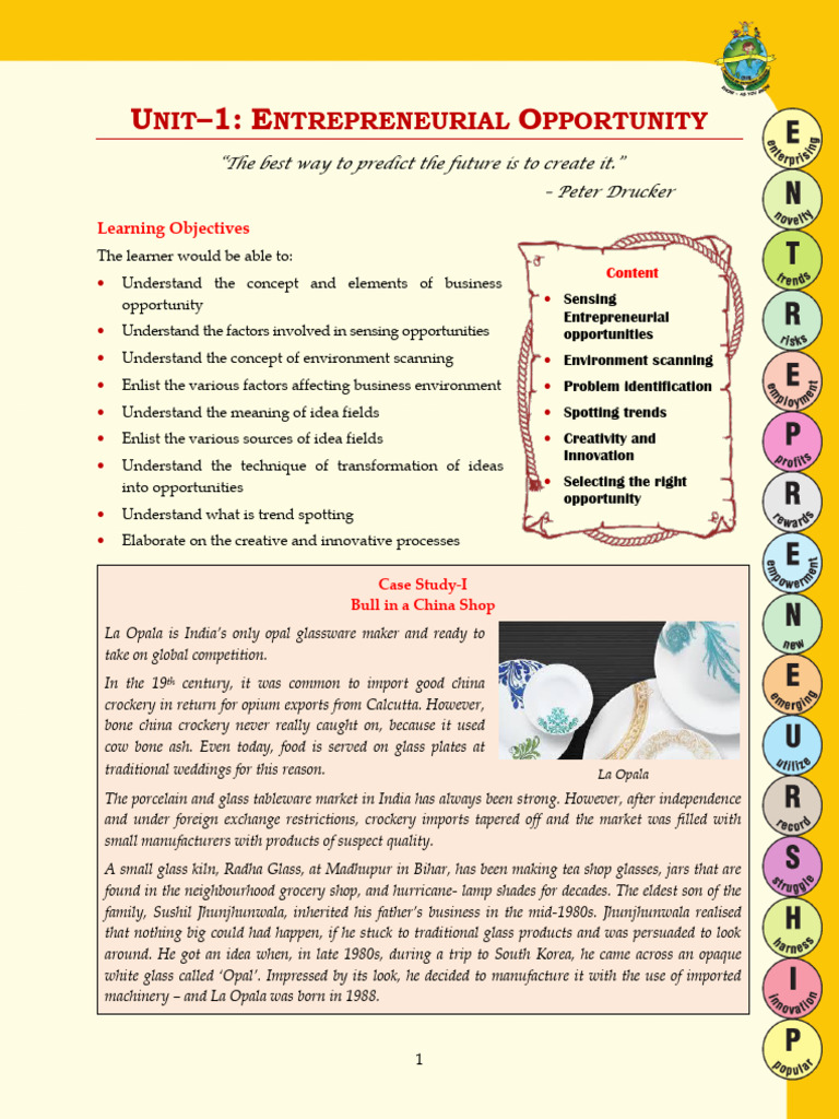 Entrepreneurship Chapter 1 | PDF | Supply (Economics) | Entrepreneurship