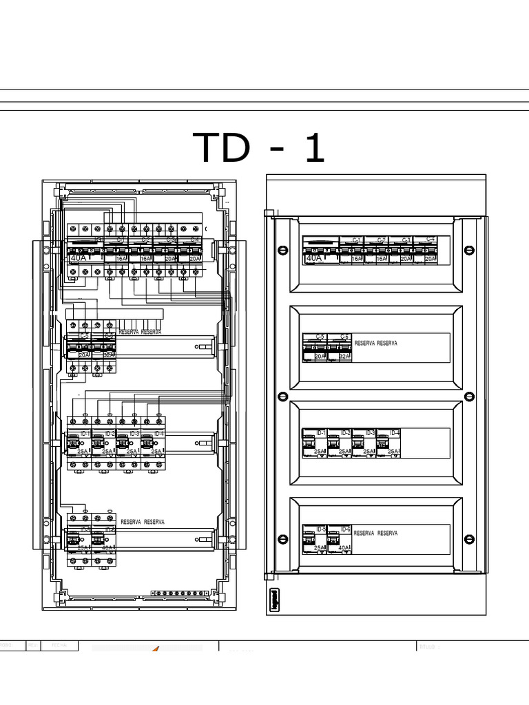 Planos mecánicos Departamentos - TD 1 (1) | PDF