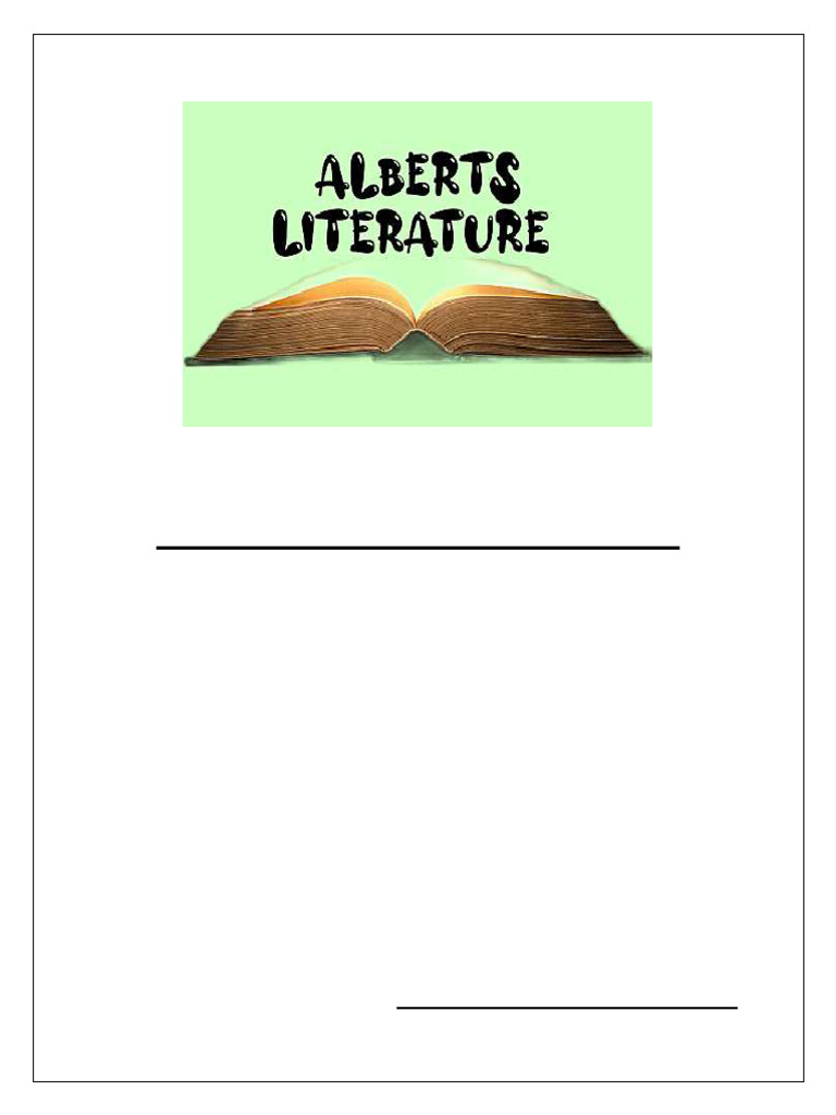 Alberts Literature, Question Terms and Responding | PDF | Poetry | Question