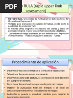 Presentacion Metodo RULA | PDF | Seguridad y salud ocupacional