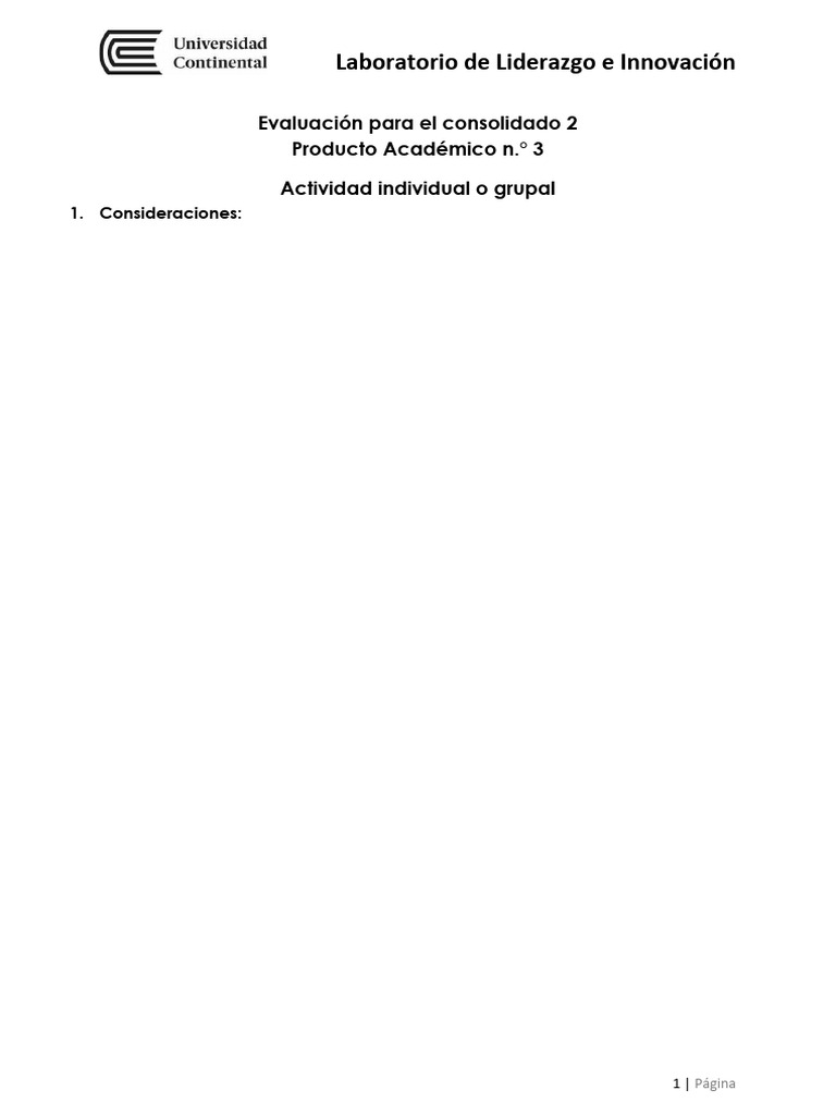 Producto Académico N°3 - Revisado 2025-10-A | PDF | Liderazgo