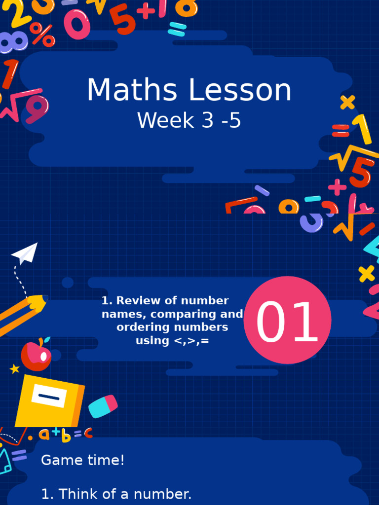 Maths Week 3 Lesson 5 - Tham Khao | PDF