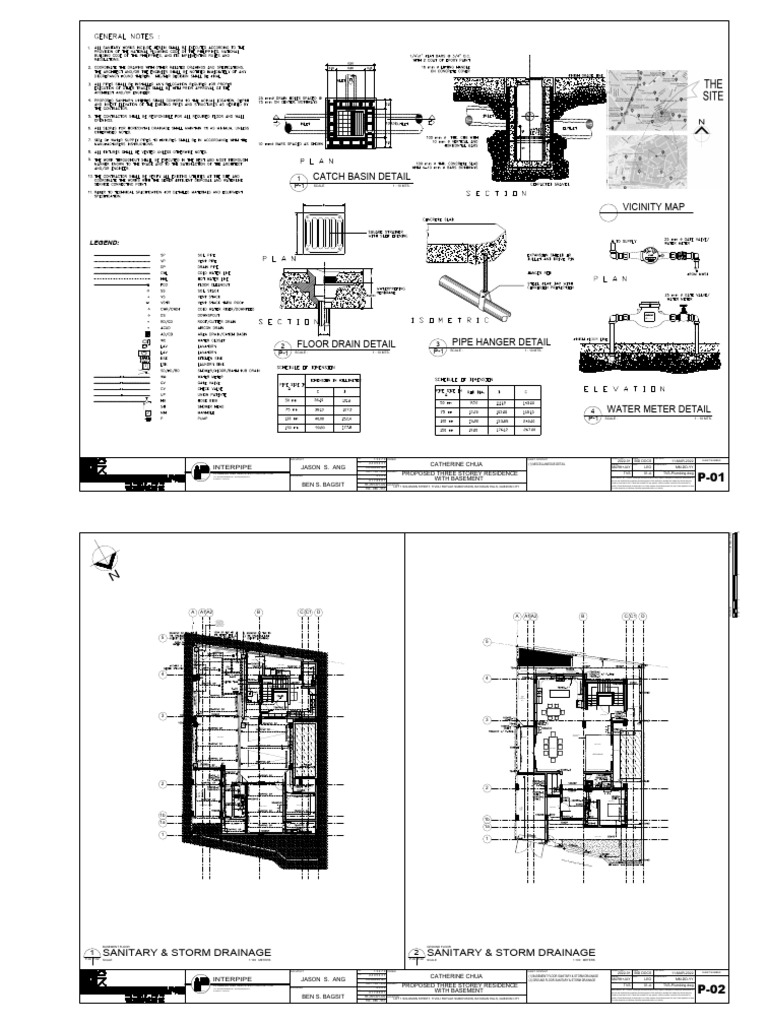 Sanitary Layout | PDF | Building Engineering | Building Materials