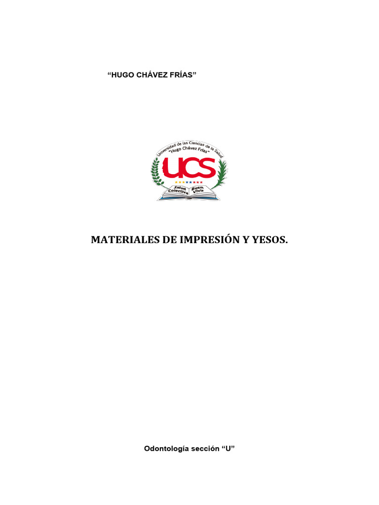 Tre Yeso | PDF | Compuesto Dental | Yeso