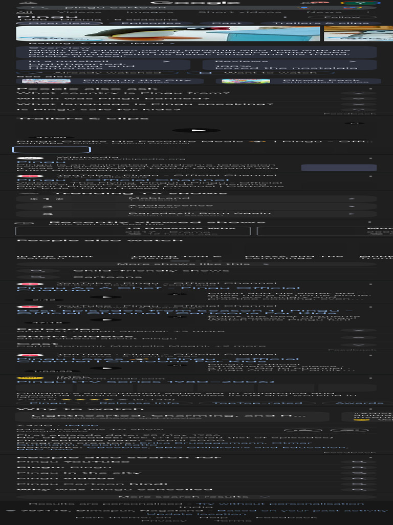 pingu cartoon - Google Search | PDF