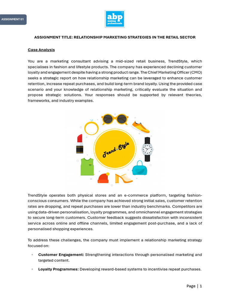 Assignment 01 Unit 01 | PDF | Marketing | Marketing Strategy